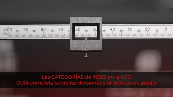 Las CATEGORÍAS de PESO en la UFC GUÍA completa sobre las divisiones y ...