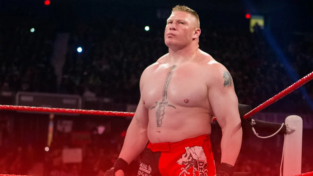 ¿Qué material prefiere Brock Lesnar para sus guantes de lucha?